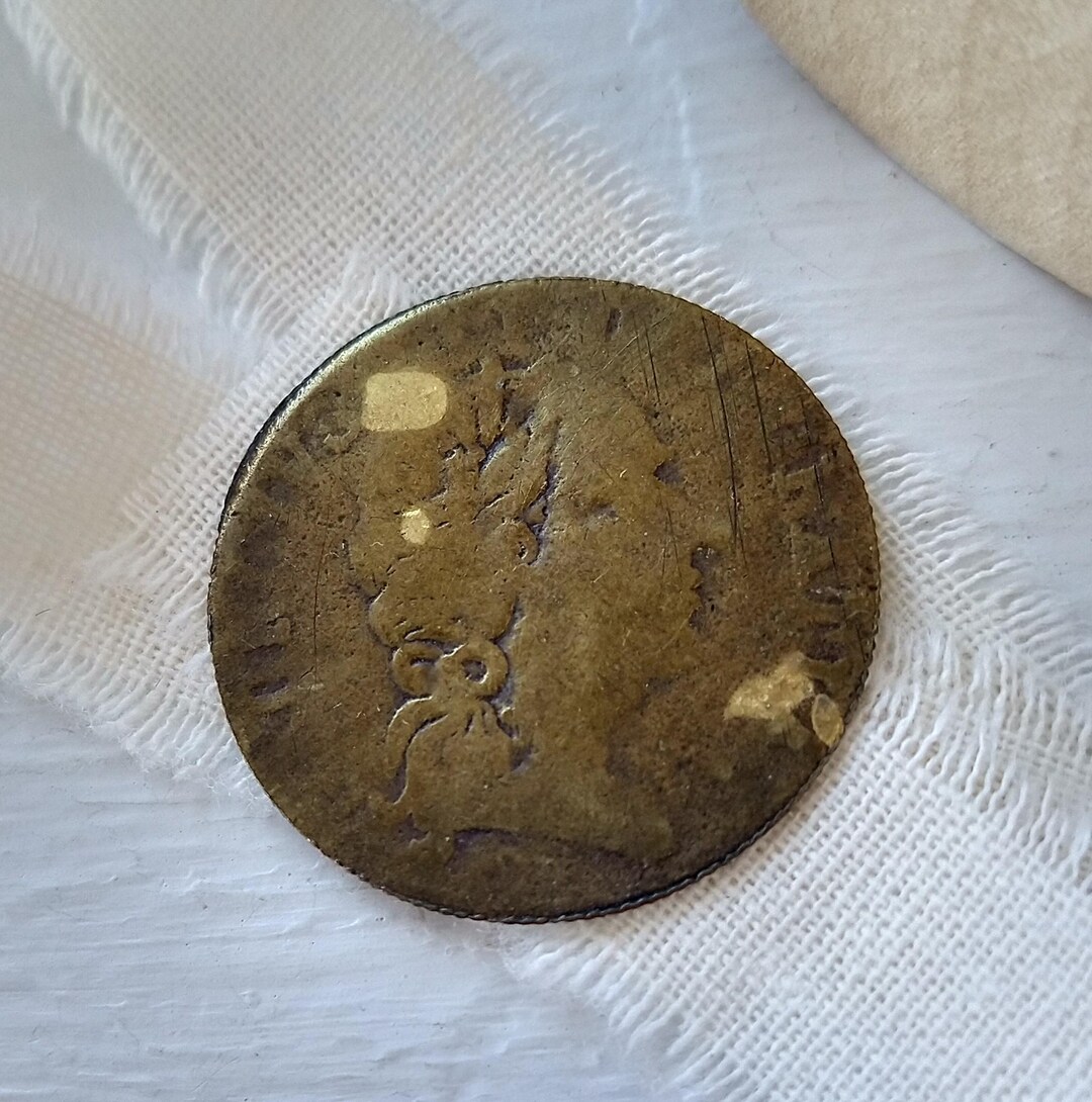 Antique Brass Georgian Gaming Token, Jewelry Making Supply (25.6mm) - Etsy