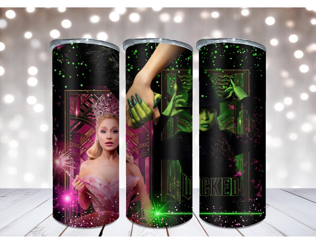 Glenda & Elphaba Holding Hands Wicked 20 Oz Skinny - Etsy