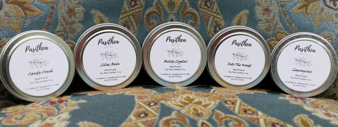 5 Handmade Soy Candles, Christmas, Natural Candle, Hand Crafted Soy ...