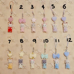 Sylvanian Babies Phone Charm | Calico Critters | Cute Animal Phone ...