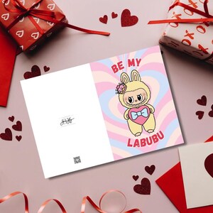 Labubu Valentines Day Card | Cute Monster Valentines | Downloadable ...