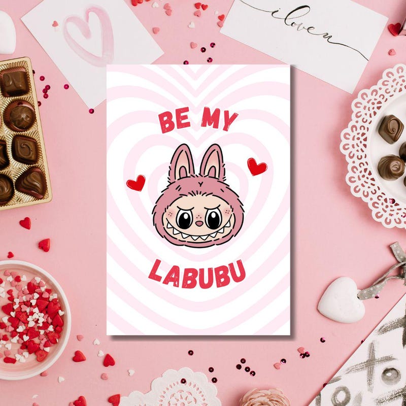 Valentines Day Labubu - Etsy