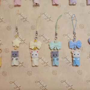 Sylvanian Babies Phone Charm | Calico Critters | Cute Animal Phone ...