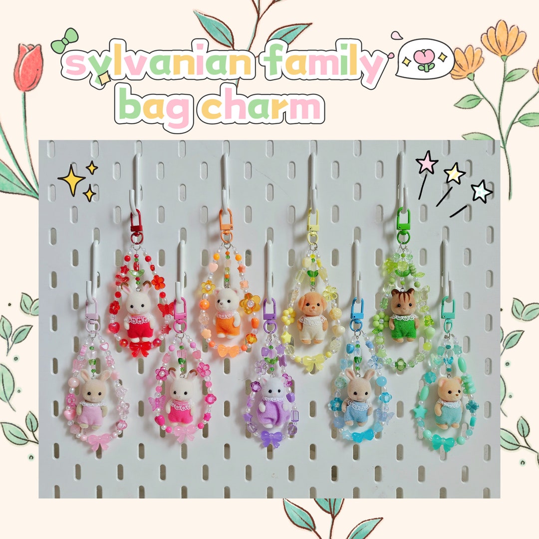 Sylvanian Babies Keychain Bag Charm Calico Critters Cute Animal ...