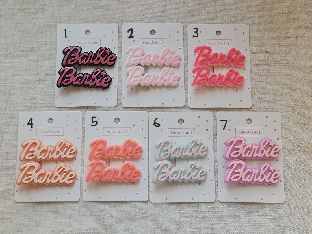 Barbie Hairclips Barbie Clips Barbie Hair Accessories - Etsy UK