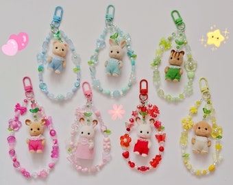 Calico Critters Miniature Keychain - Etsy