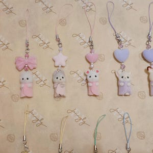 Sylvanian Babies Phone Charm | Calico Critters | Cute Animal Phone ...