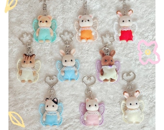 Sylvanian Babies Phone Charm Calico Critters Cute Animal Keychain ...