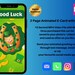 Animated Good Luck Card E-card Good Luck Video Card - Etsy UK