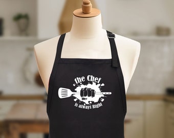 Fathers Day Gift Apron, Chef Daddy Apron, Father's Day Gift, Custom ...