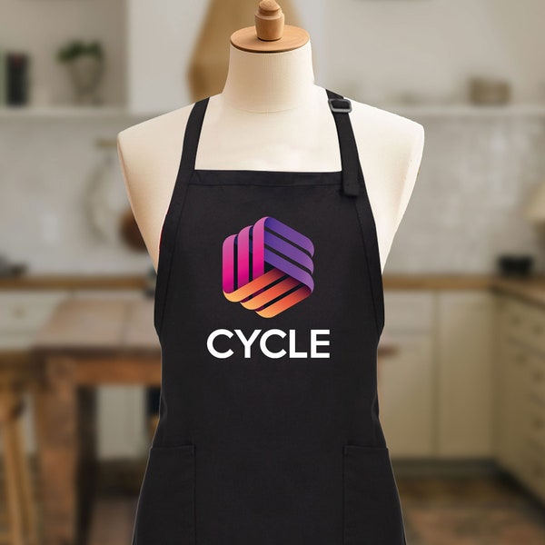 Custom Logo Apron - Etsy