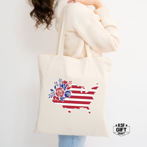 Patriotic Tote Bag - Etsy