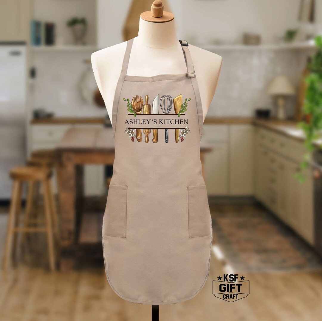Mom Kitchen Apron, Womens Apron, Kitchen Apron, Housewarming Gift ...