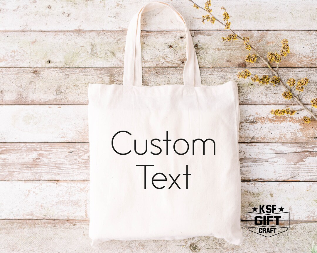 Custom Tote Bag, Custom Logo Tote Bag, Promotional Totes, Bridesmaid ...