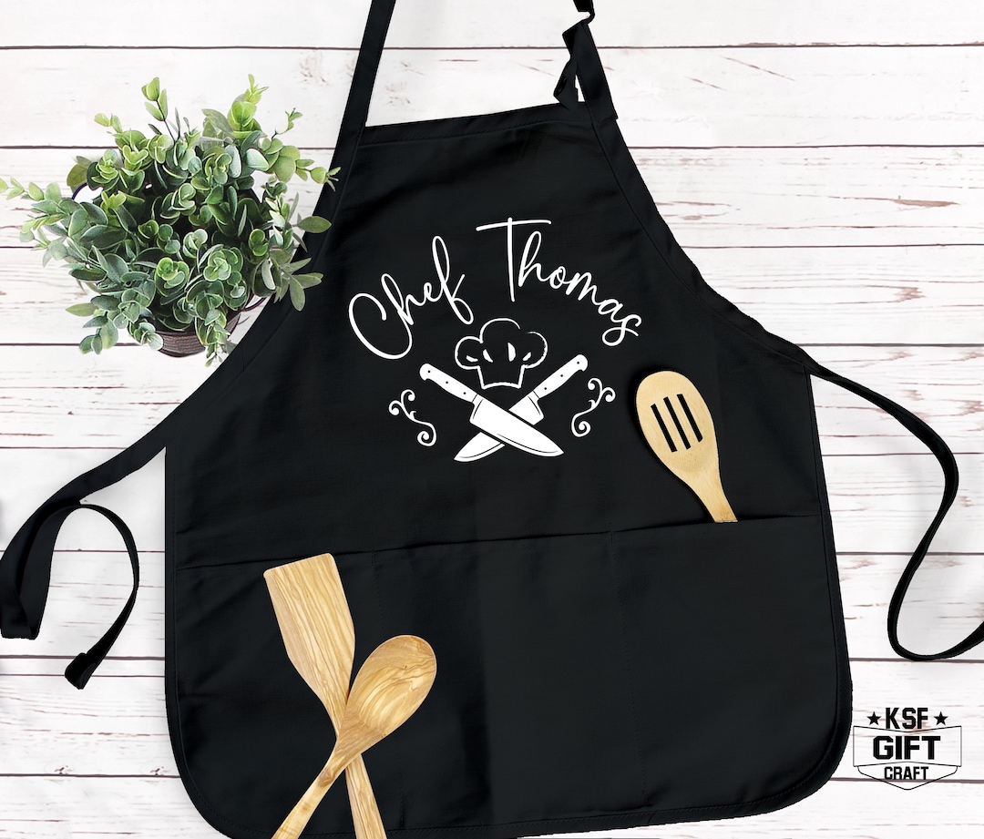 Personalized Apron for Men, Chef Daddy Apron, Father's Day Gift, Custom ...