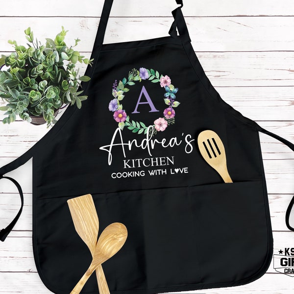 Pink Custom Cooking Apron Women - Etsy