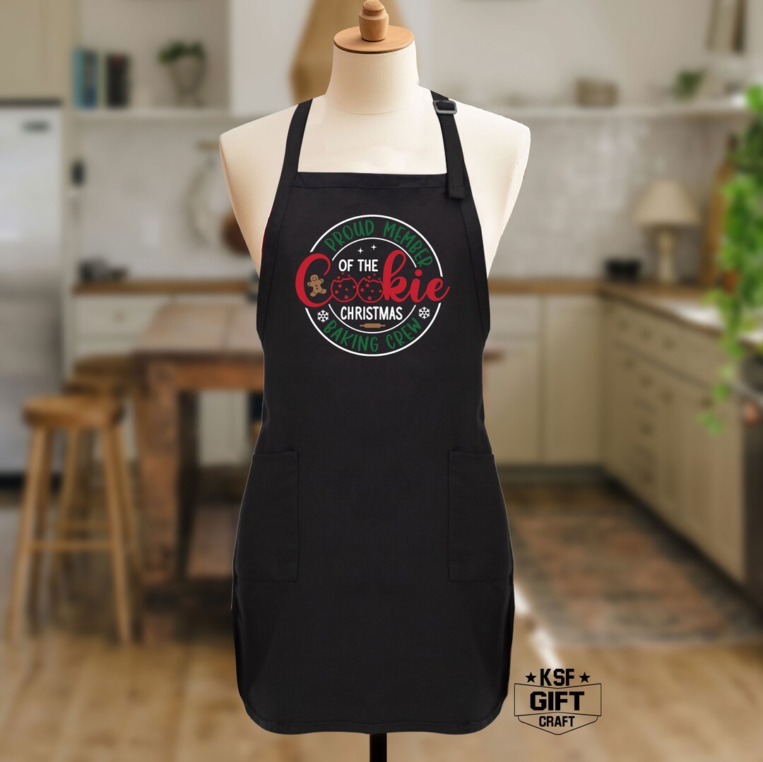 Cookie Christmas Baking Crew Apron: Personalized Family Apron - Etsy