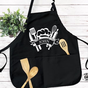 Fathers Day Gift Apron, Chef Daddy Apron, Father's Day Gift, Custom ...