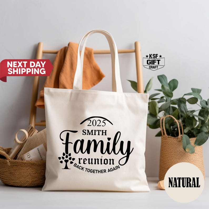 Custom Family Reunion Tote Bag: Back Together Again Totes - Etsy