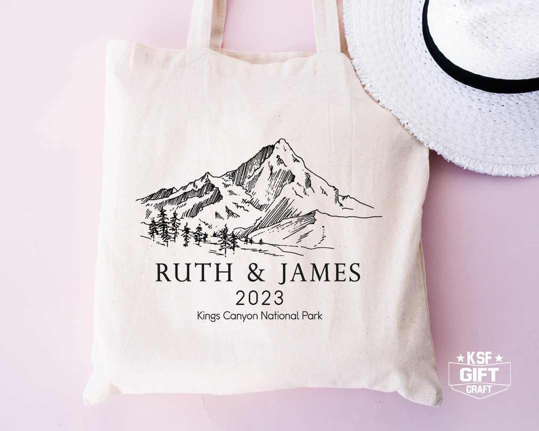 Welcome Tote Bag, Park Wedding Totes, Wedding Favors Totes, Destination ...