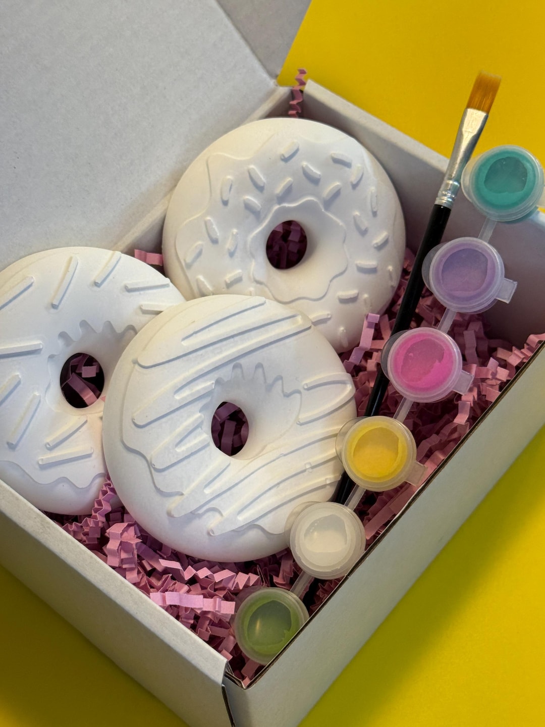 Paint Your Own Donuts Craft Kit - Kids - Adults - DIY - Activity ...