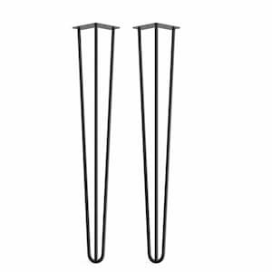 Rustic Console Table With Hair Pin Legs | Reclaimed Treated Timber ...