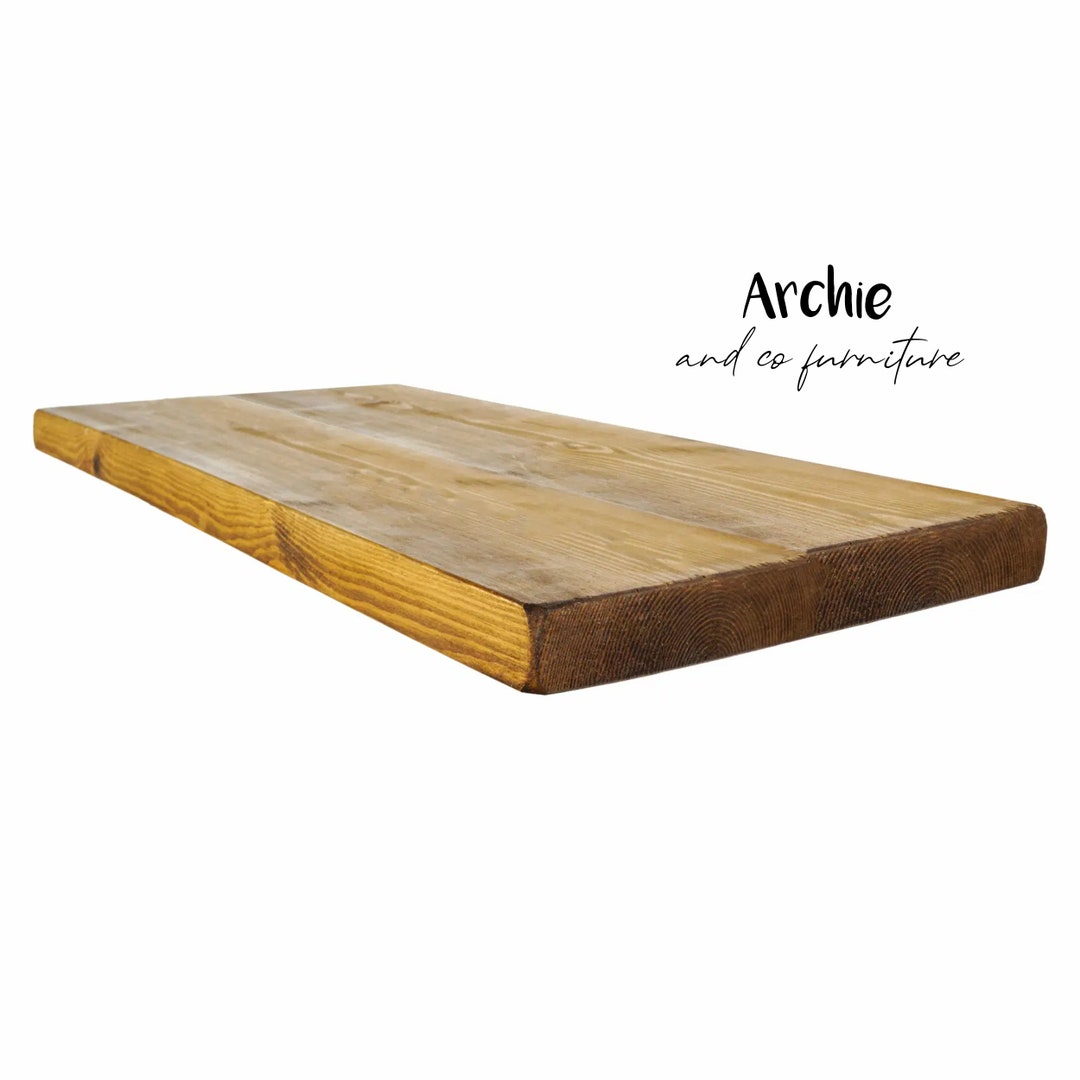 48cm X 4.4cm Rustic Shelving Timber Boards - Custom Lengths, Scaffold ...