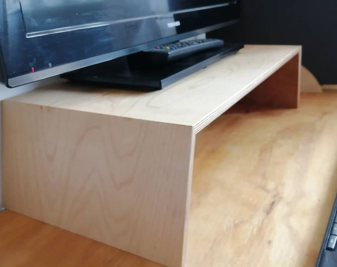 Ply Monitor Riser Modern Screen Stand Birch Plywood - Etsy UK