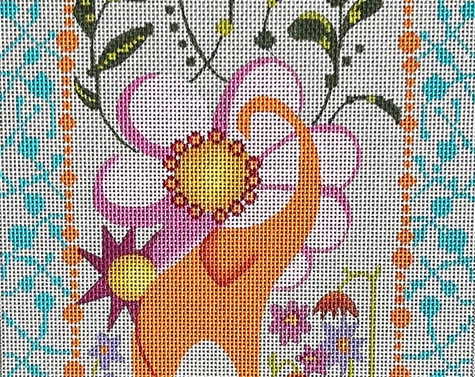 Elsie the Elephant W/ Stitch Guide & Threads, Kimberly Design - Etsy