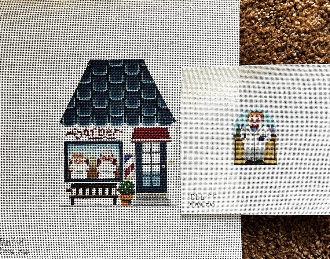 Barber Shop W/ Butch Jaubz, Melissa Shirley Designs - Etsy