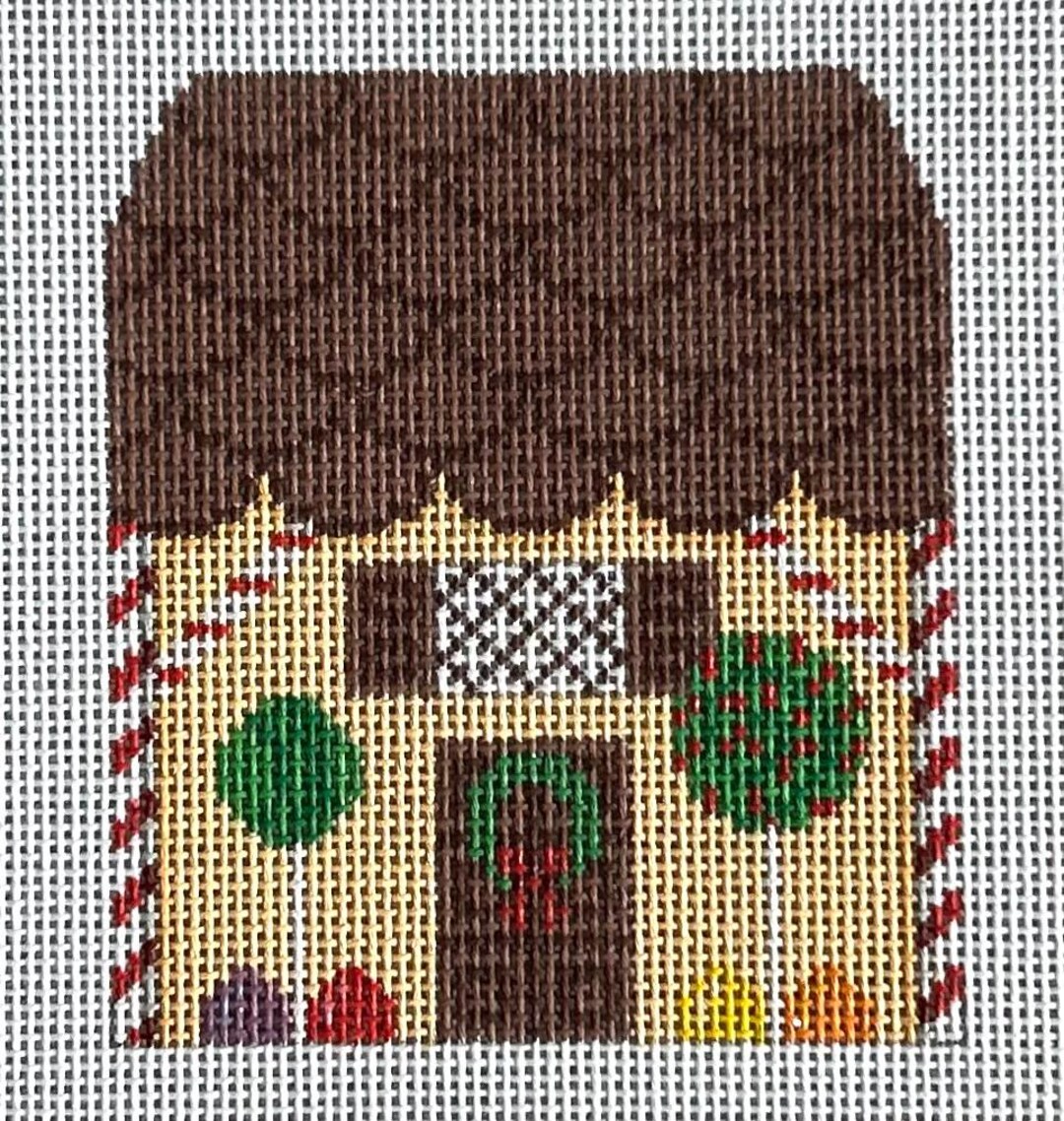 Tiny Gingerbread House, Susan Roberts Needlepoint - Etsy