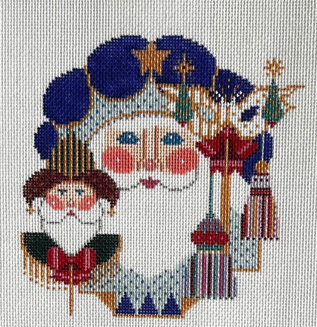 Santa Face St. Nicholas Jester, Shelly Tribbey Designs - Etsy