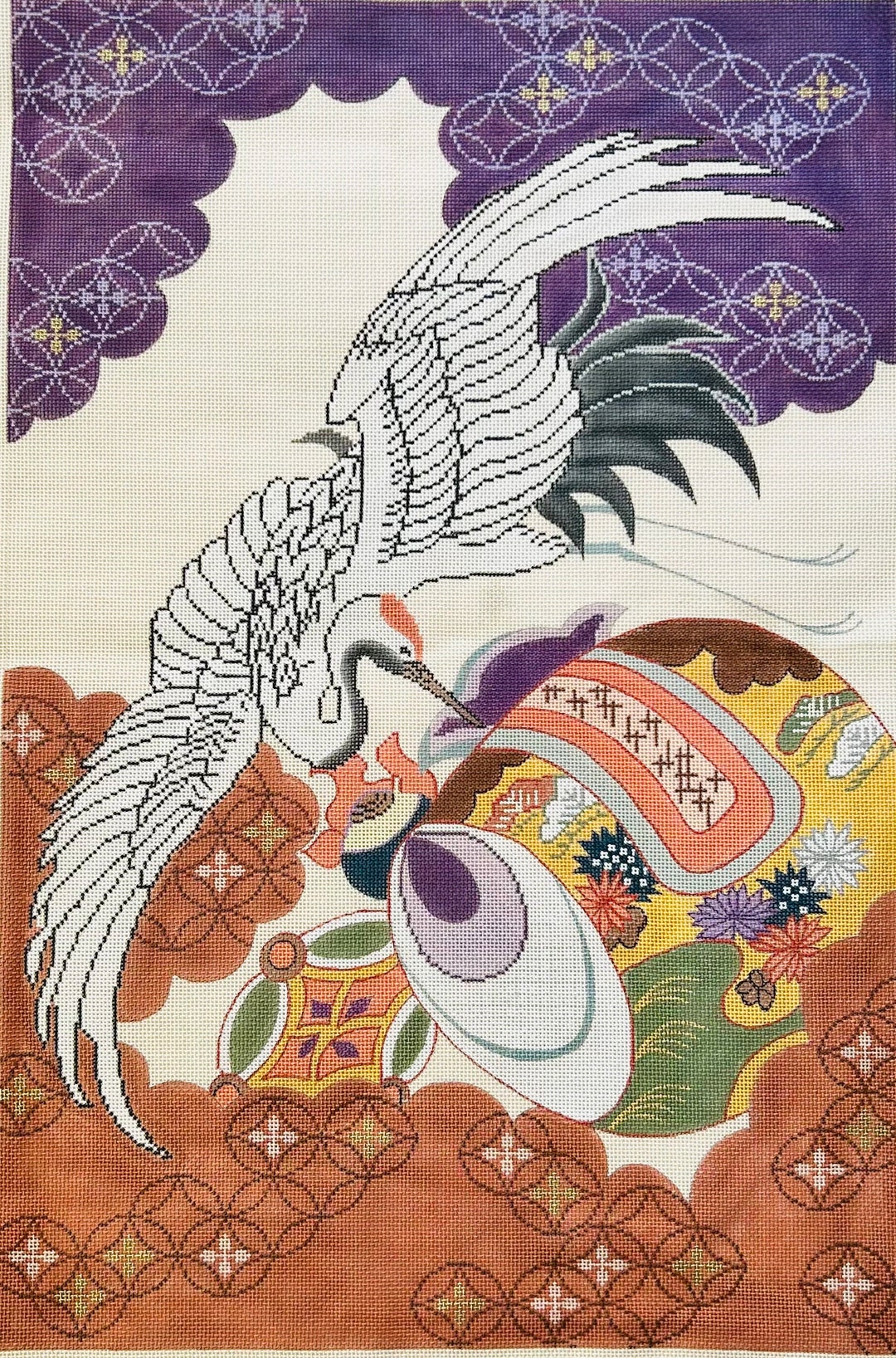 The Crane, Red Thread Designs - Etsy