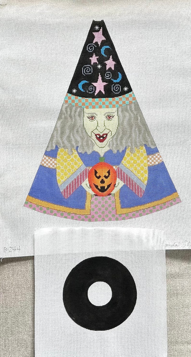 Large 3D Cone Good Witch, Brenda Stofft Designs - Etsy