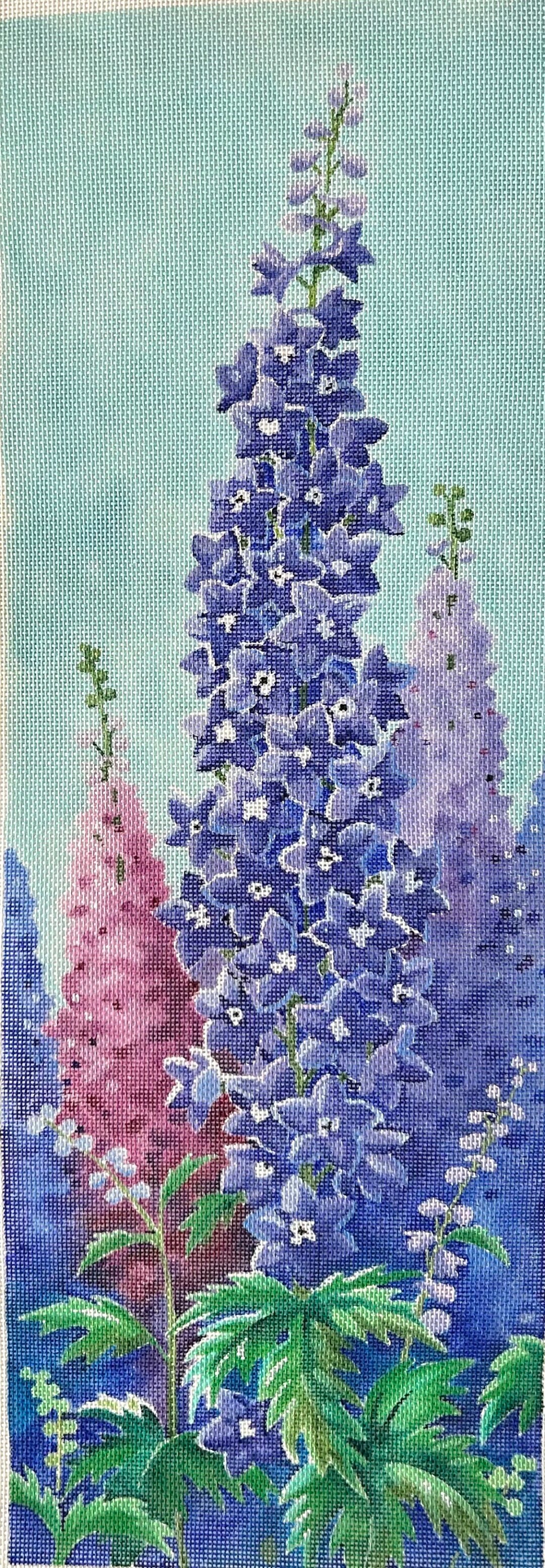 Delphinium, Barbara Fox - Etsy