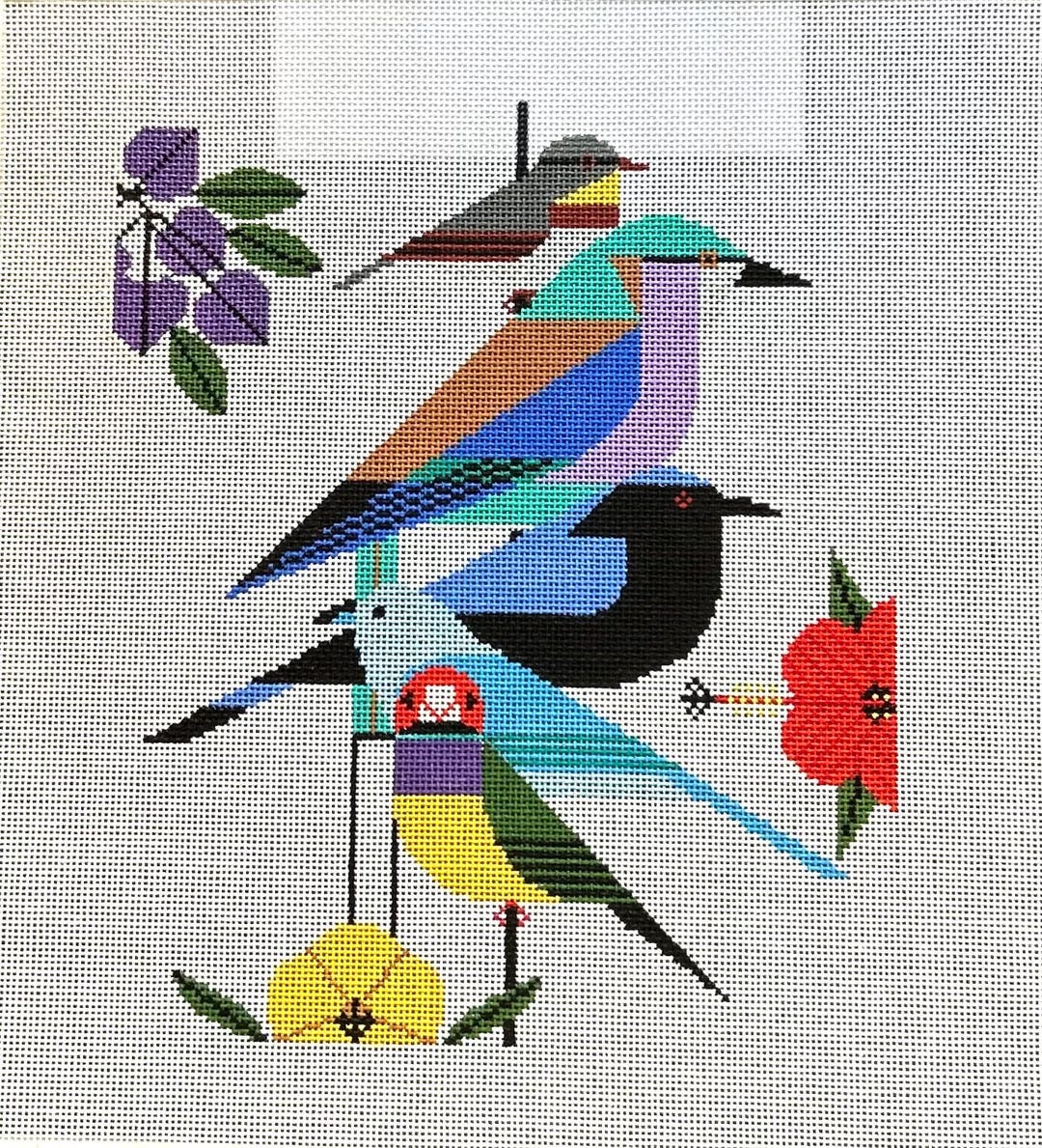 Rainforest Birds, Charley Harper/the Meredith Collection - Etsy