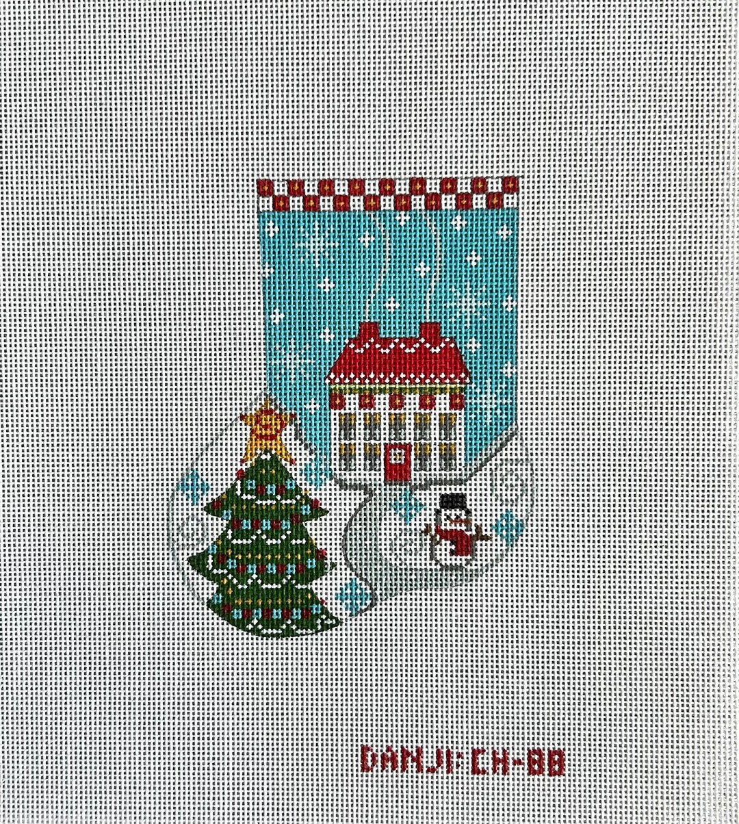 House Mini Stocking, CH Designs/danji - Etsy