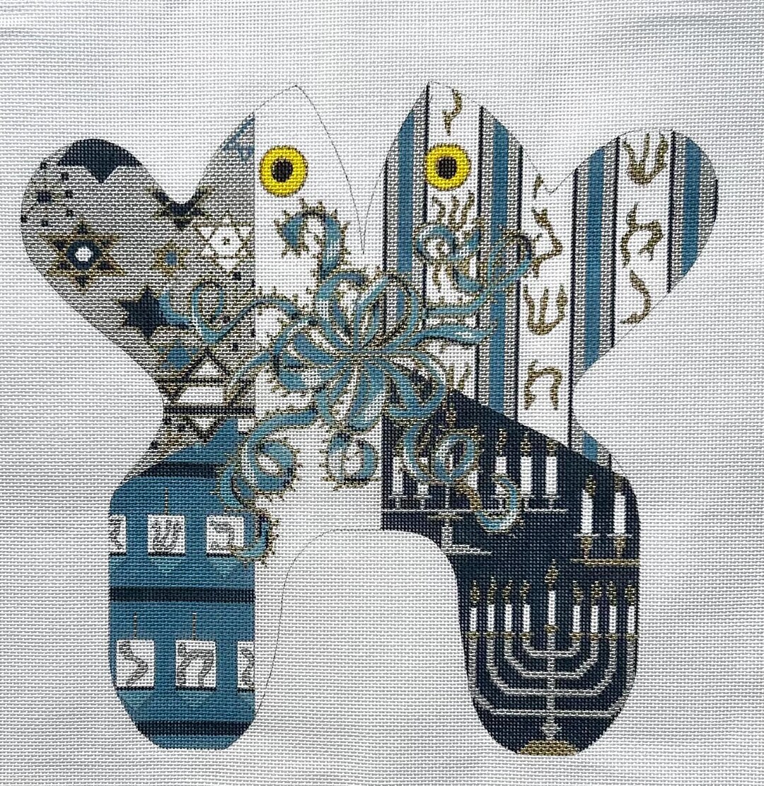 Baby Hanukkah Frog, Edie & Ginger/cbk Needlepoint - Etsy