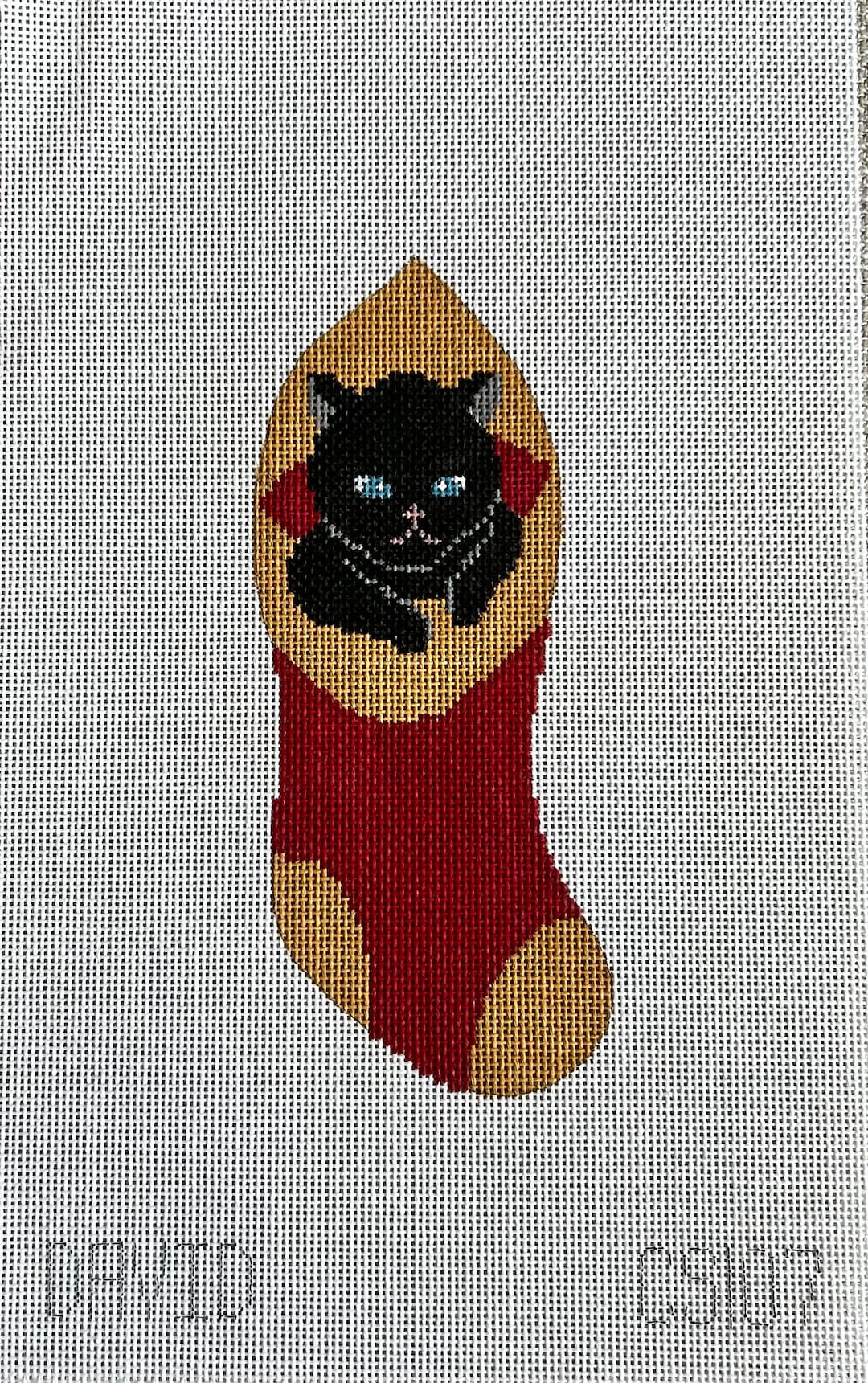 Cat in a Sock W/ Stitch Guide, David Mccaskill - Etsy