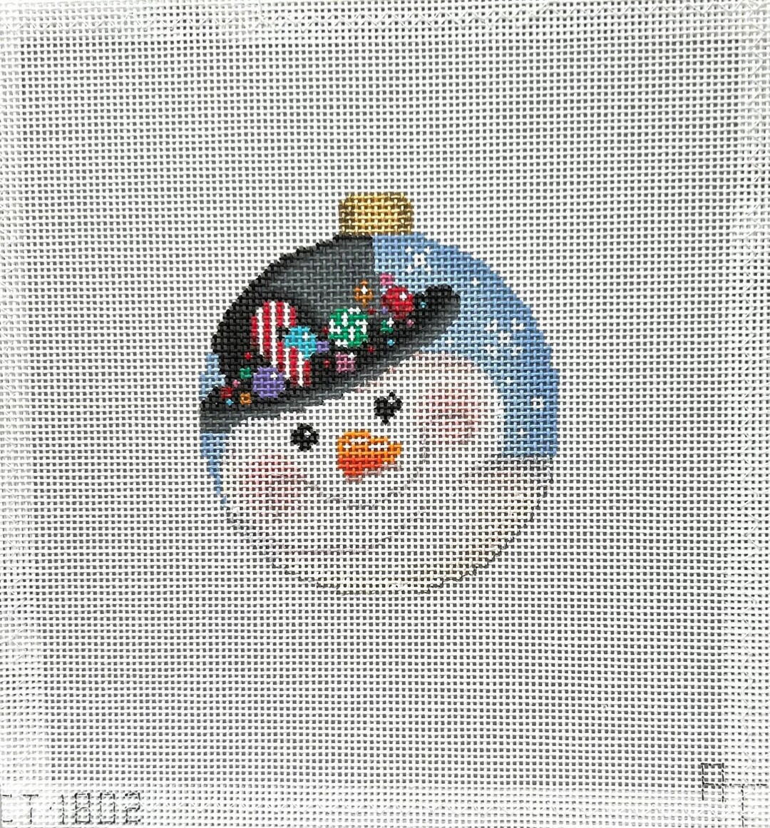 Snowman Top Hat Ornament, Associated Talents - Etsy