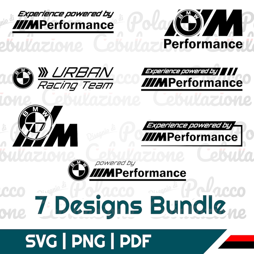 BMW M Performance 1. Digital Vector Svg Files. Instant Download - Etsy