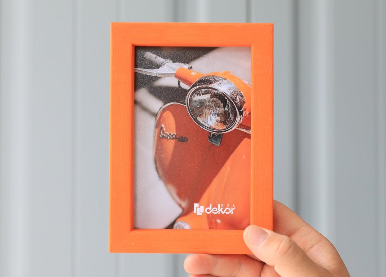 Painted Wood Picture Frames, Rustic Wooden Home Decor, Custom Photo ...