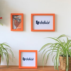 Painted Wood Picture Frames, Rustic Wooden Home Decor, Custom Photo ...