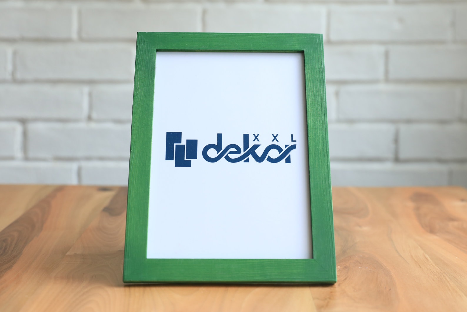 Green Wood Photo Frame-picture Frame Green Painted Wood-handmade Wood ...