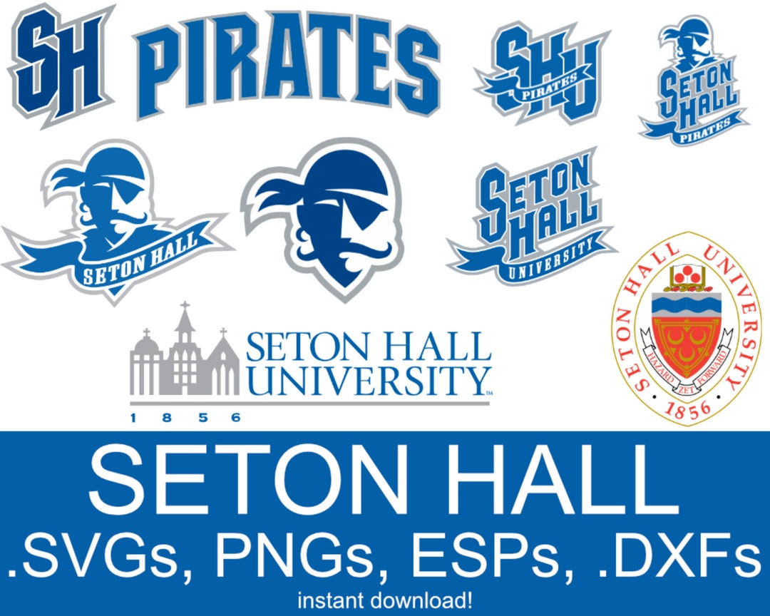 Seton Hall University Pirates Svgs Pngs Dxfs Espss Logo Pack Bundle - Etsy