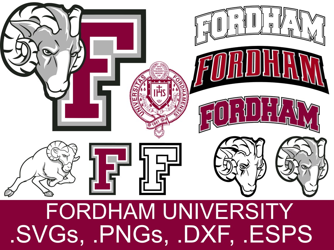 Fordham University Rams Svgs Pngs DXF ESPS Logo Pack Bundle - Etsy