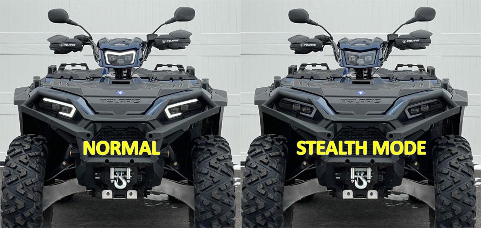 Polaris Sportsman "stealth Mode" Switch Kit for LED Headlights Halo 450 ...
