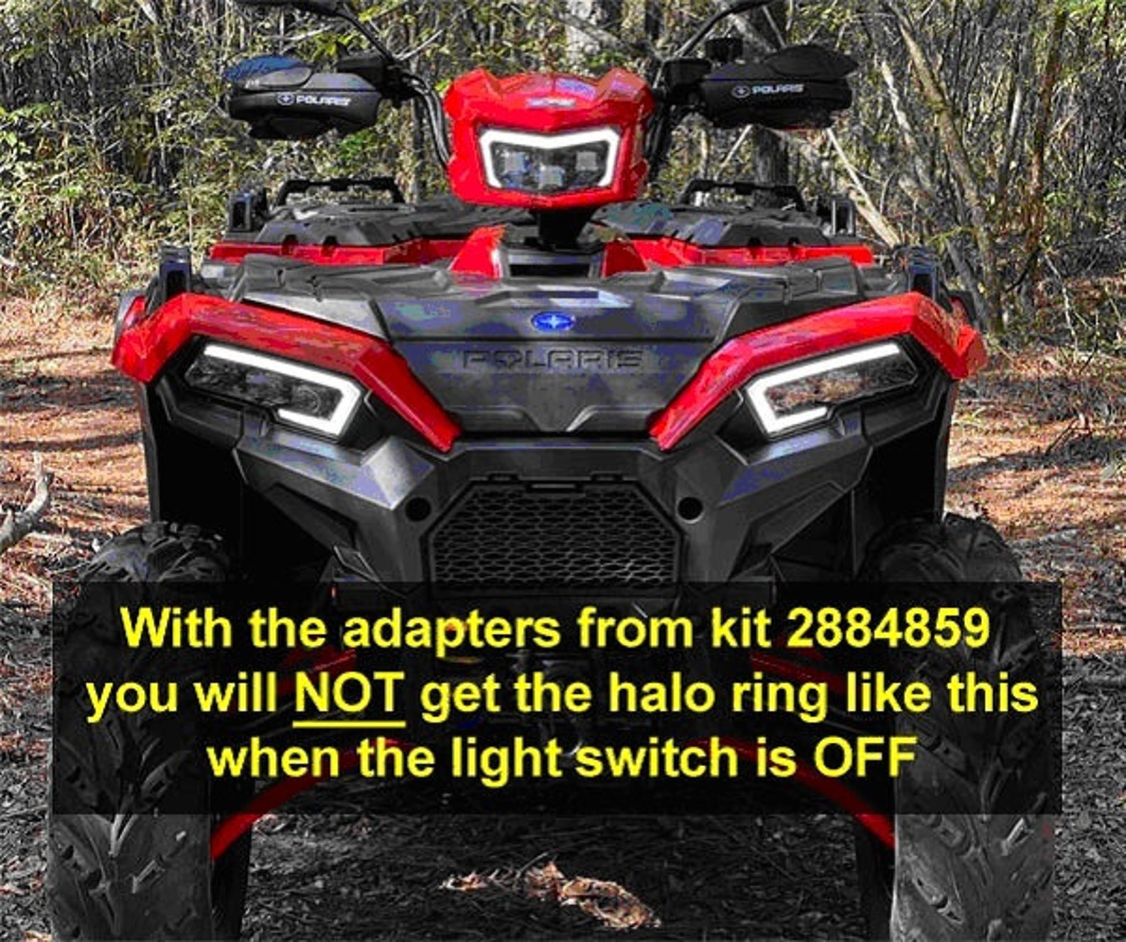 Polaris Sportsman LED Light Kit Custom Harness 450 570 850 1000 W ...