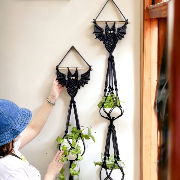 Macrame Bat - Etsy