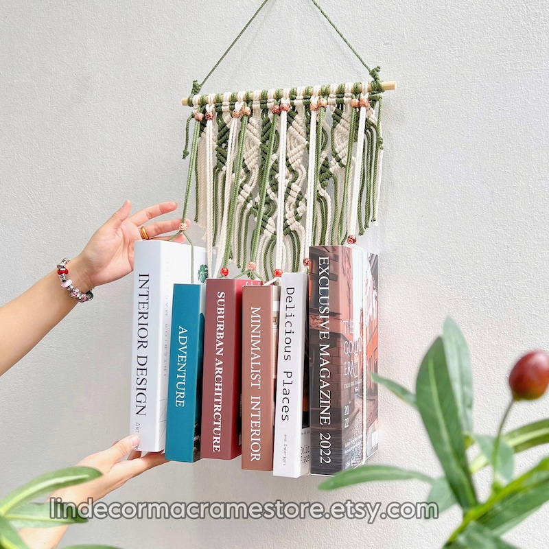 Hanging Bookshelf - Etsy